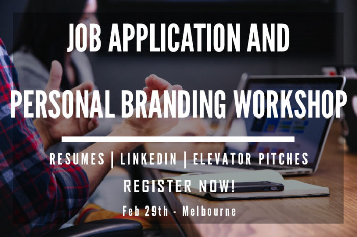 The Ultimate Job Application and Personal Branding Workshop | Johnathan ...